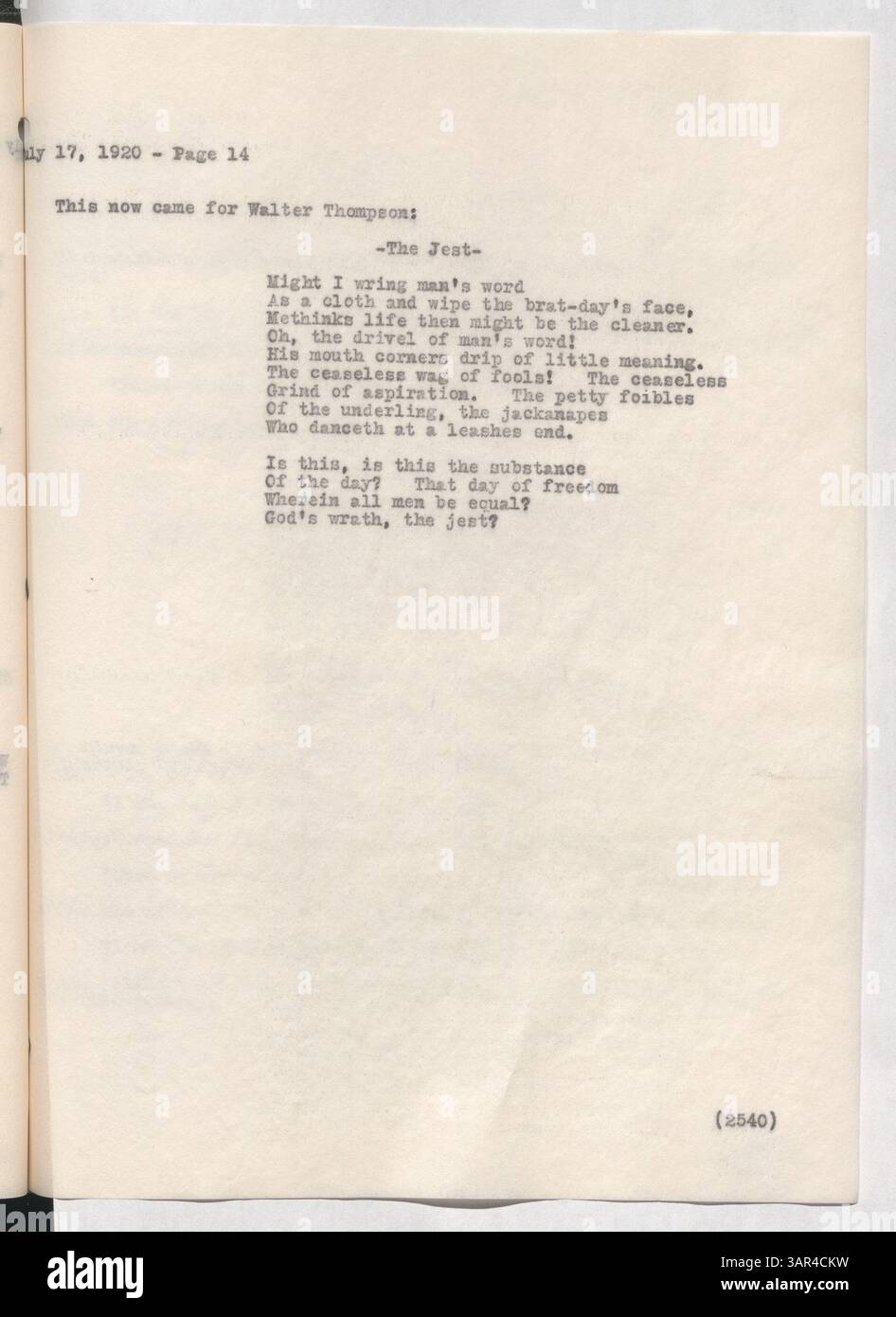 Volume 13 of the Patience Worth transcripts, covering April 30 to September 3, 1920, consists of ...