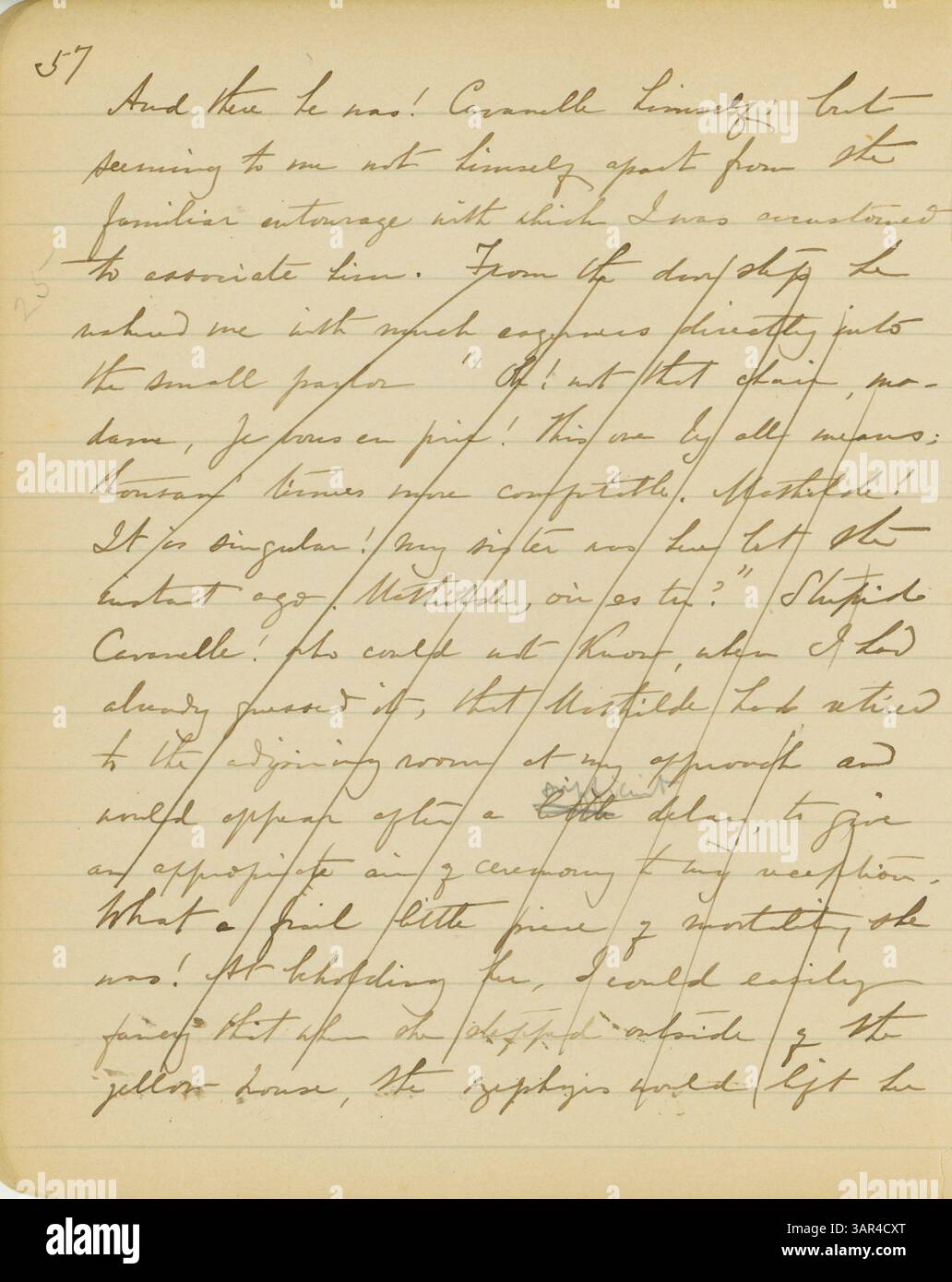 The "Impressions" manuscript, created by Kate Chopin between 1894 and ...