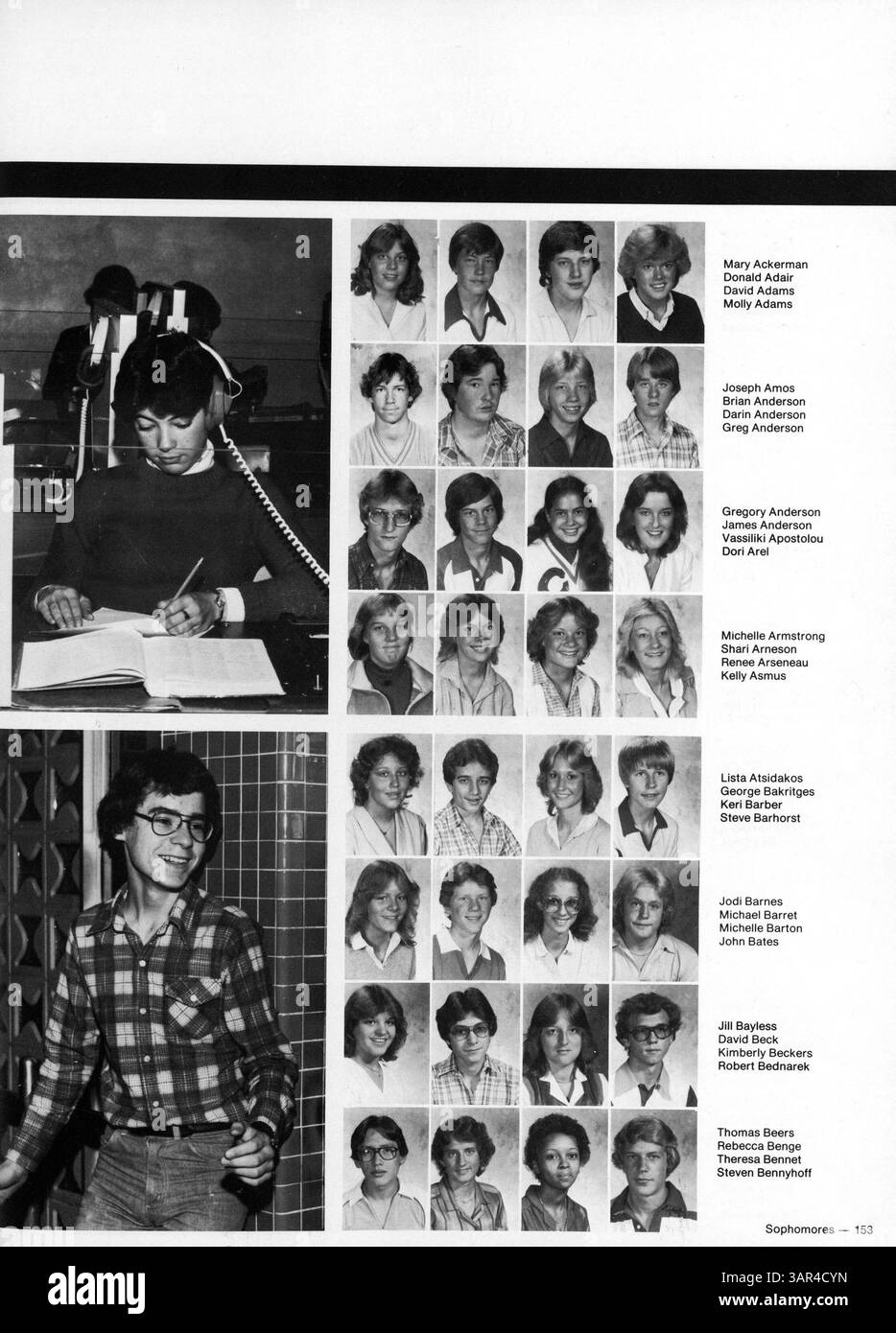 'Talons: Round-Up 1981' yearbook from Cooper High School documents the ...