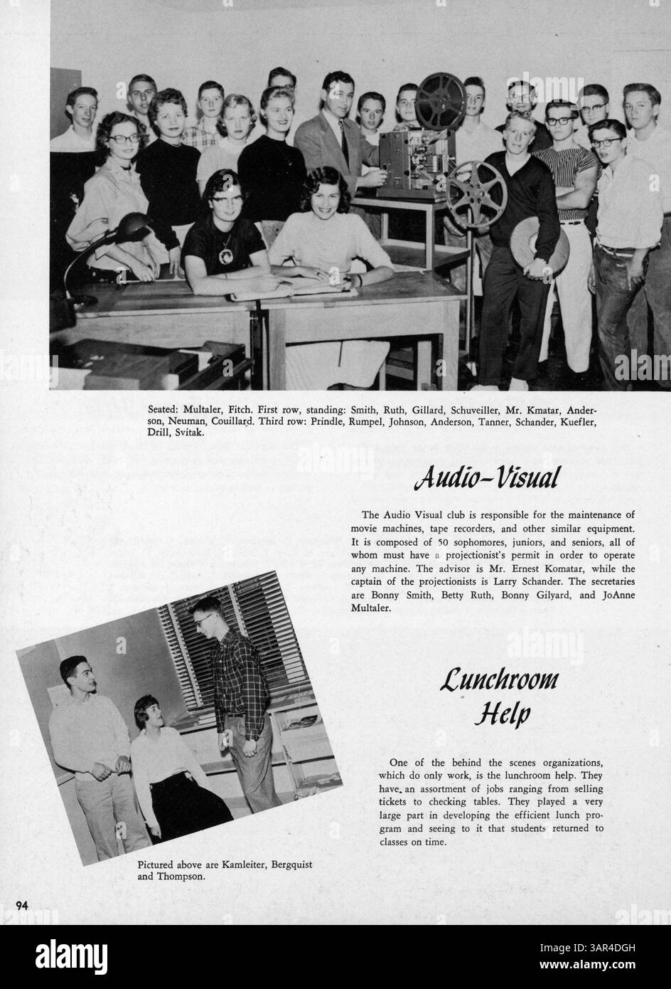 The 1957 'Aurean' yearbook from Richfield High School documents the ...