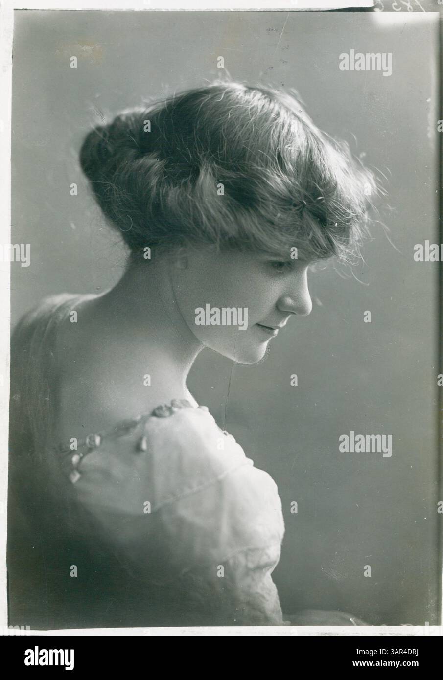 A portrait of Miss Angeline Dorothy Hall, a notable figure documented ...