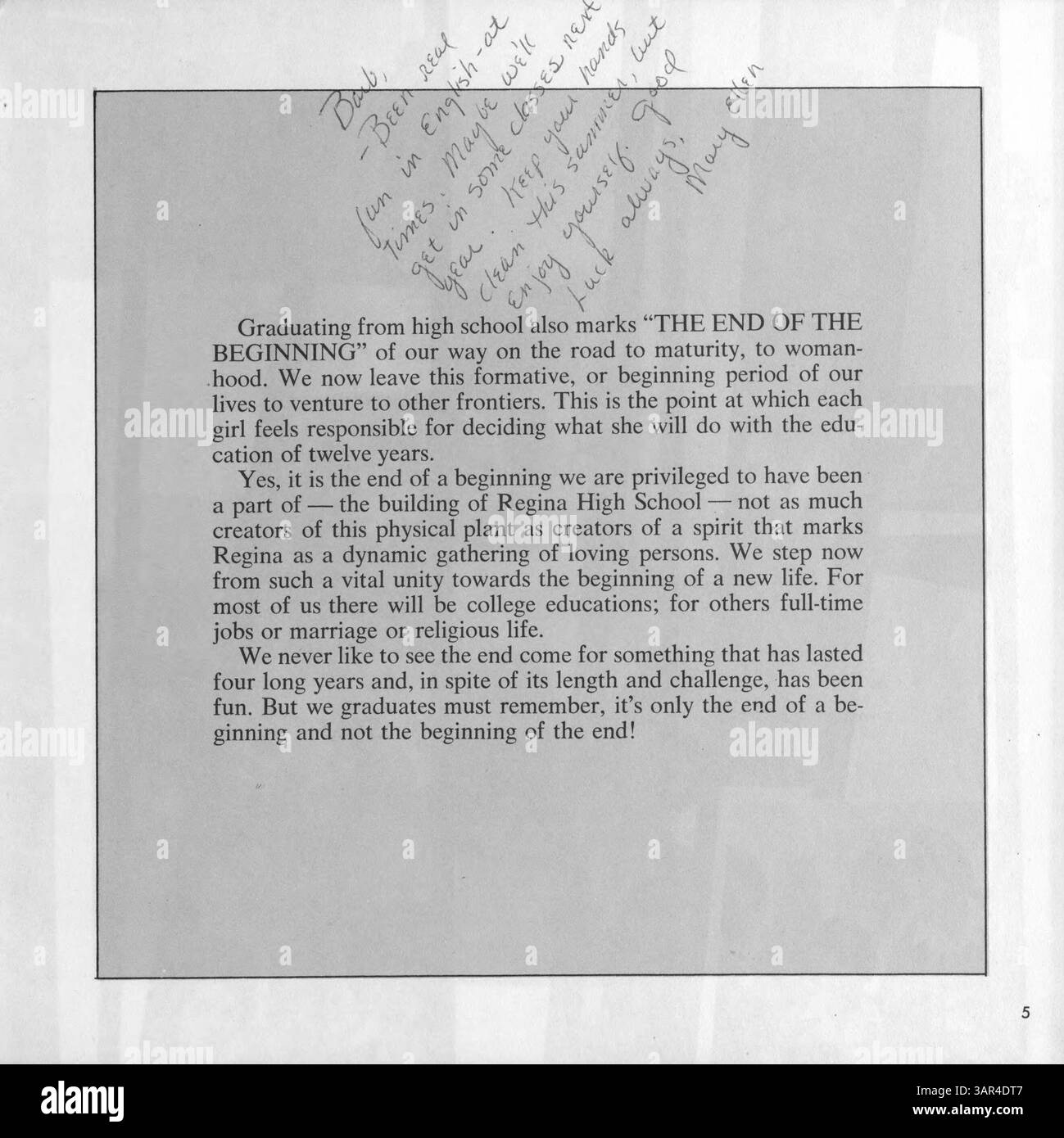 The 1965 Regina High Yearbook, titled Trio, captures the significant ...