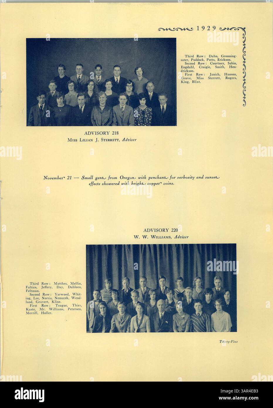The January 1929 Hesperian yearbook from West High School documents the ...