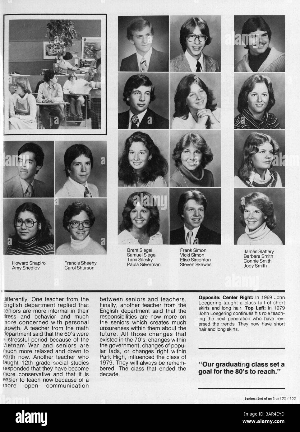 The 1979 'Echowan Special Report Seventy Nine' yearbook showcases the key academic and ...