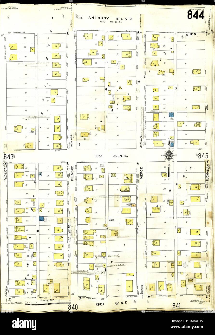 This volume of Sanborn Insurance Maps of Minneapolis includes large ...