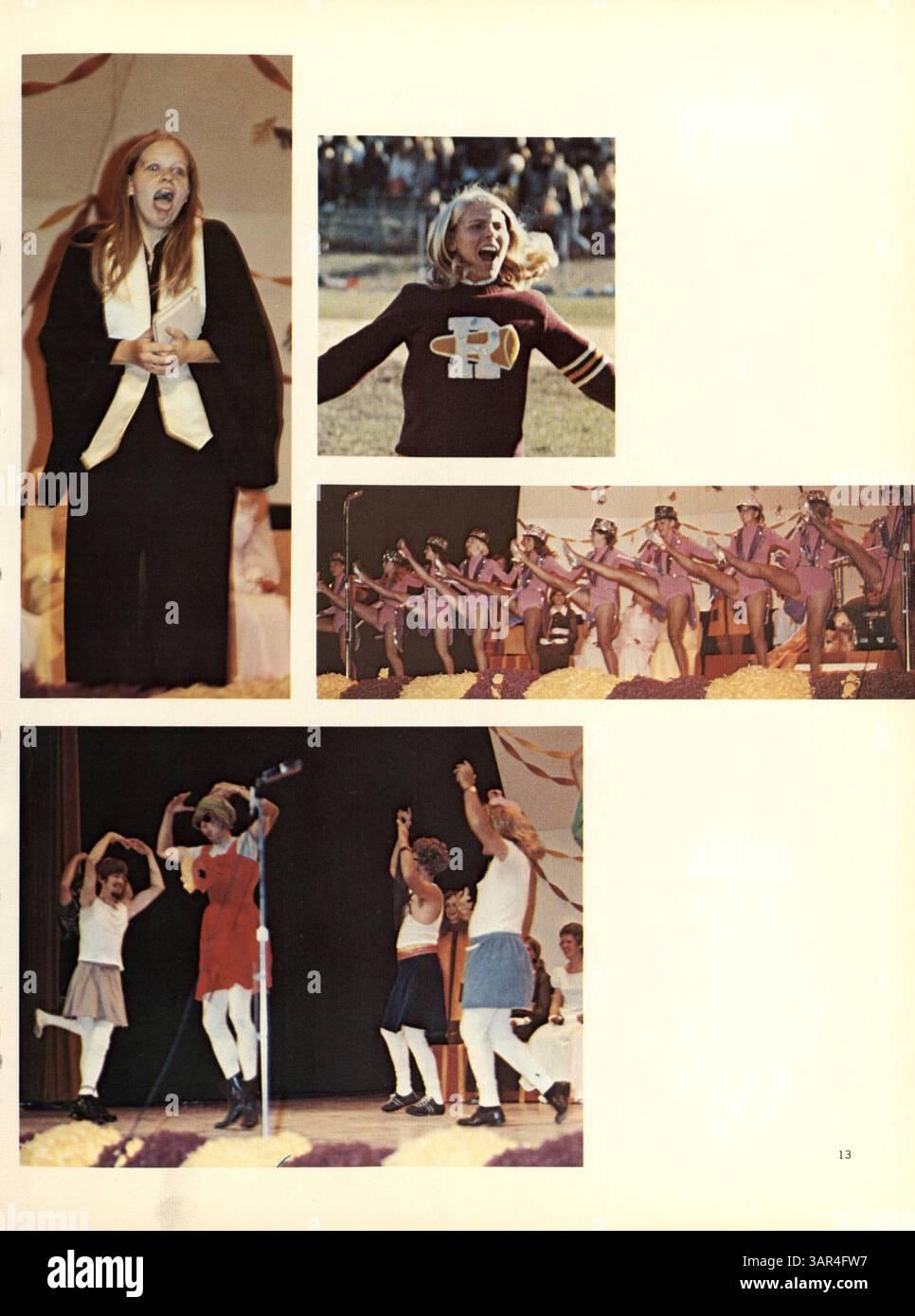 The 1971 Sagamore Yearbook from Roosevelt High School reflects the key ...