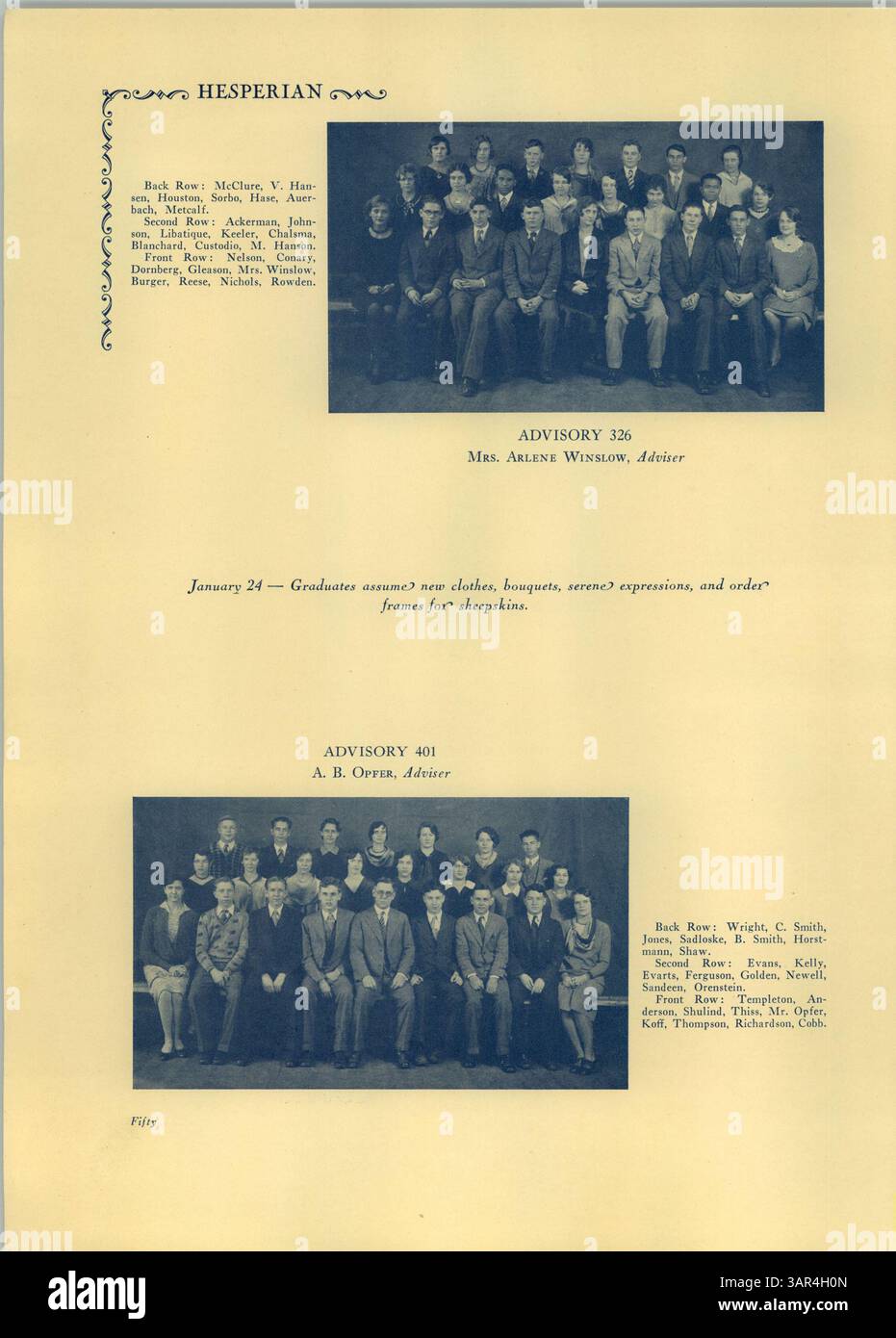 This 1929 West High Yearbook, Hesperian, features the activities ...