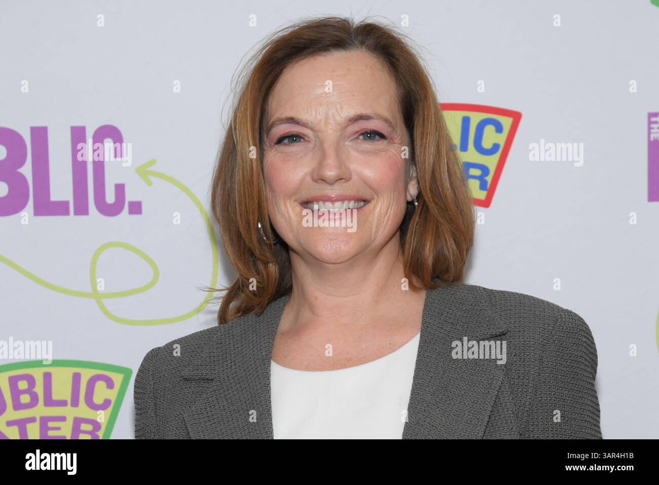 New York, USA. 16th Apr, 2025. Orlagh Cassidy attends opening night of "Glass. Kill. What If If ...