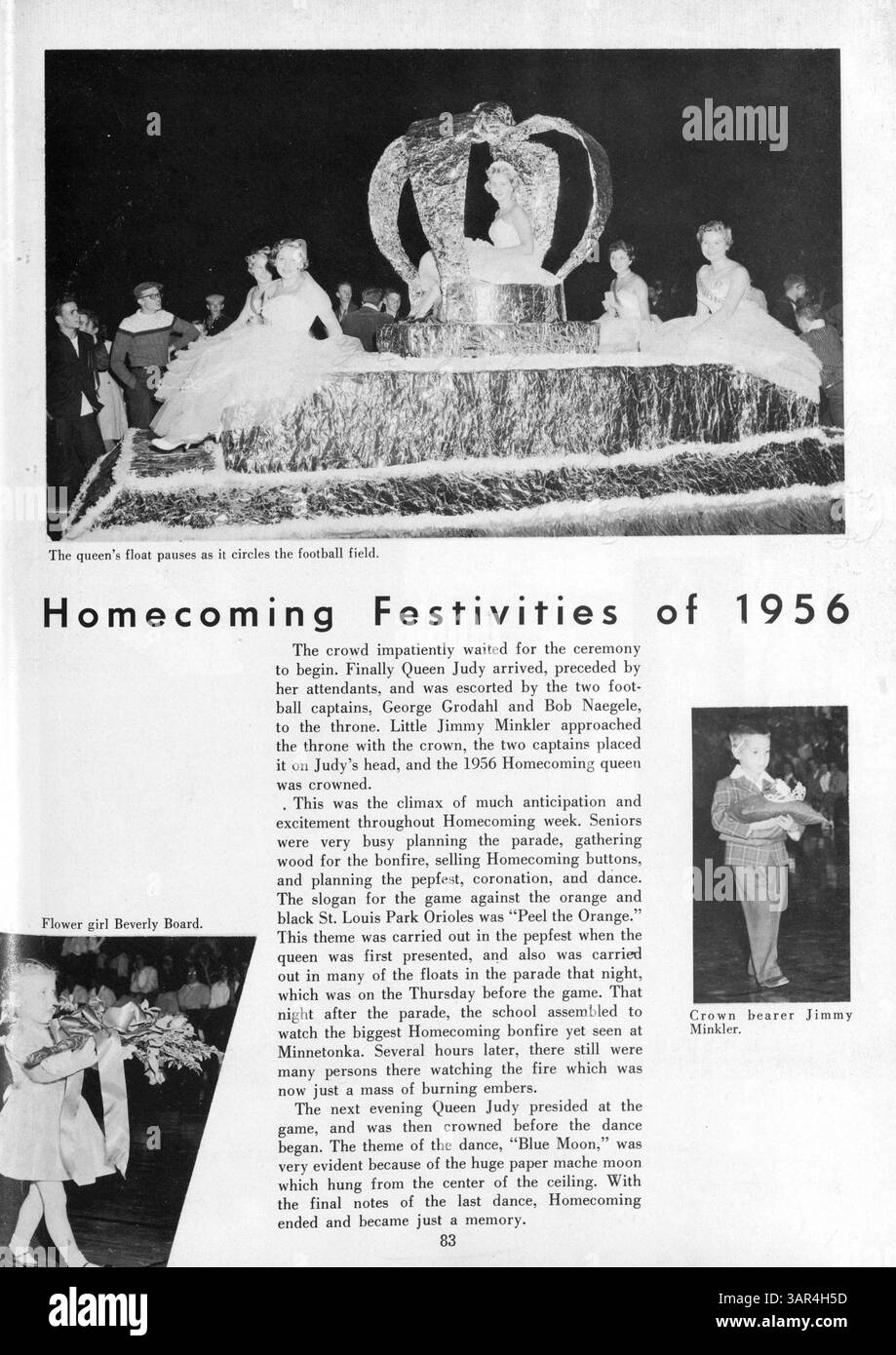 The 1957 Voyageur yearbook from Minnetonka High School captures student ...
