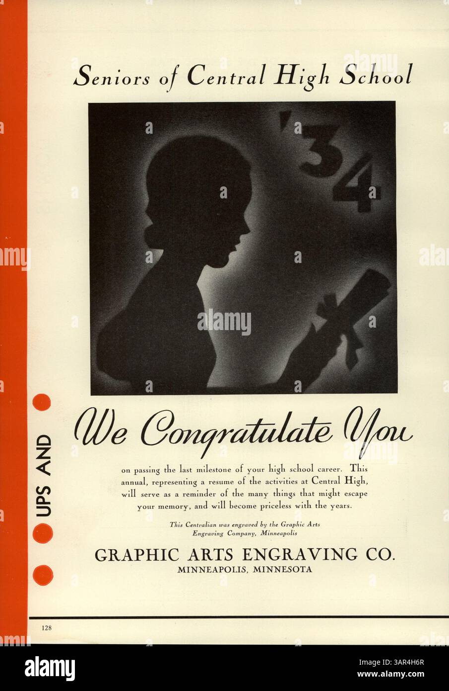 The 1934 edition of Centralian, the yearbook from Central High School ...