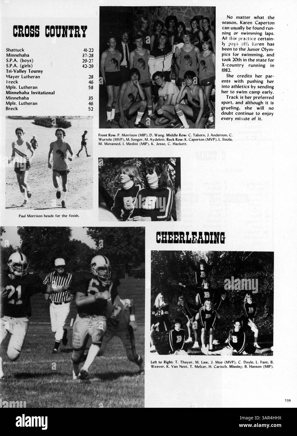 The 1983 Breck Yearbook captures significant moments from the 1982-1983 ...
