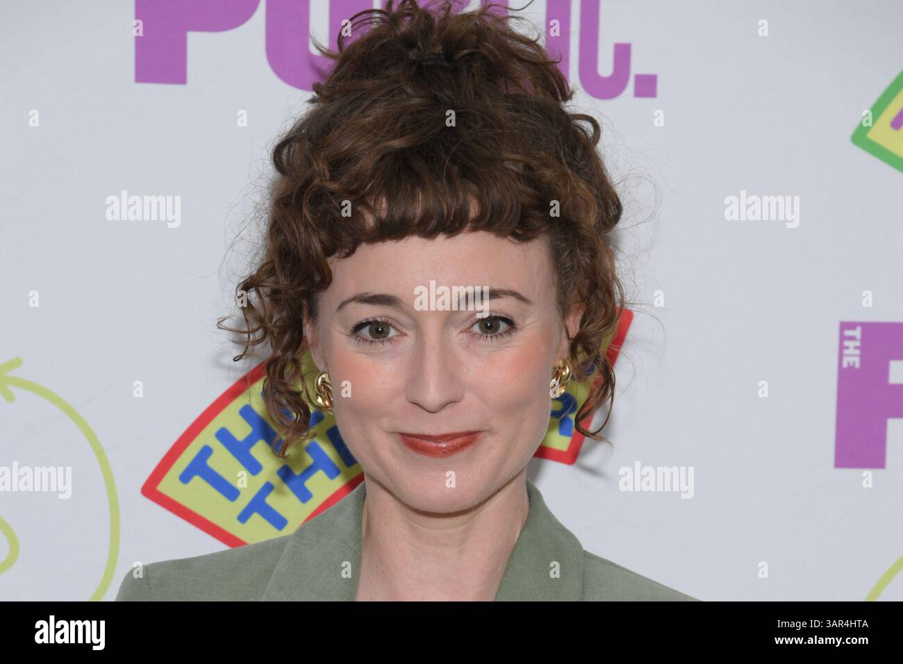 Adelind Horan attends opening night of "Glass. Kill. What If If Only. Imp." at The Public ...
