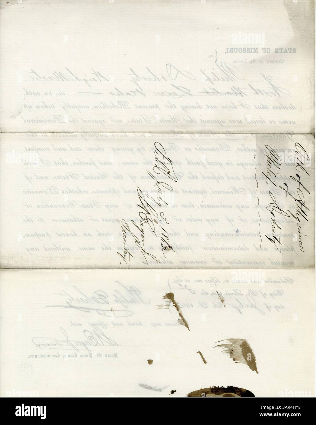 Philip Doherty of St. Louis, Missouri, took an oath of allegiance to ...