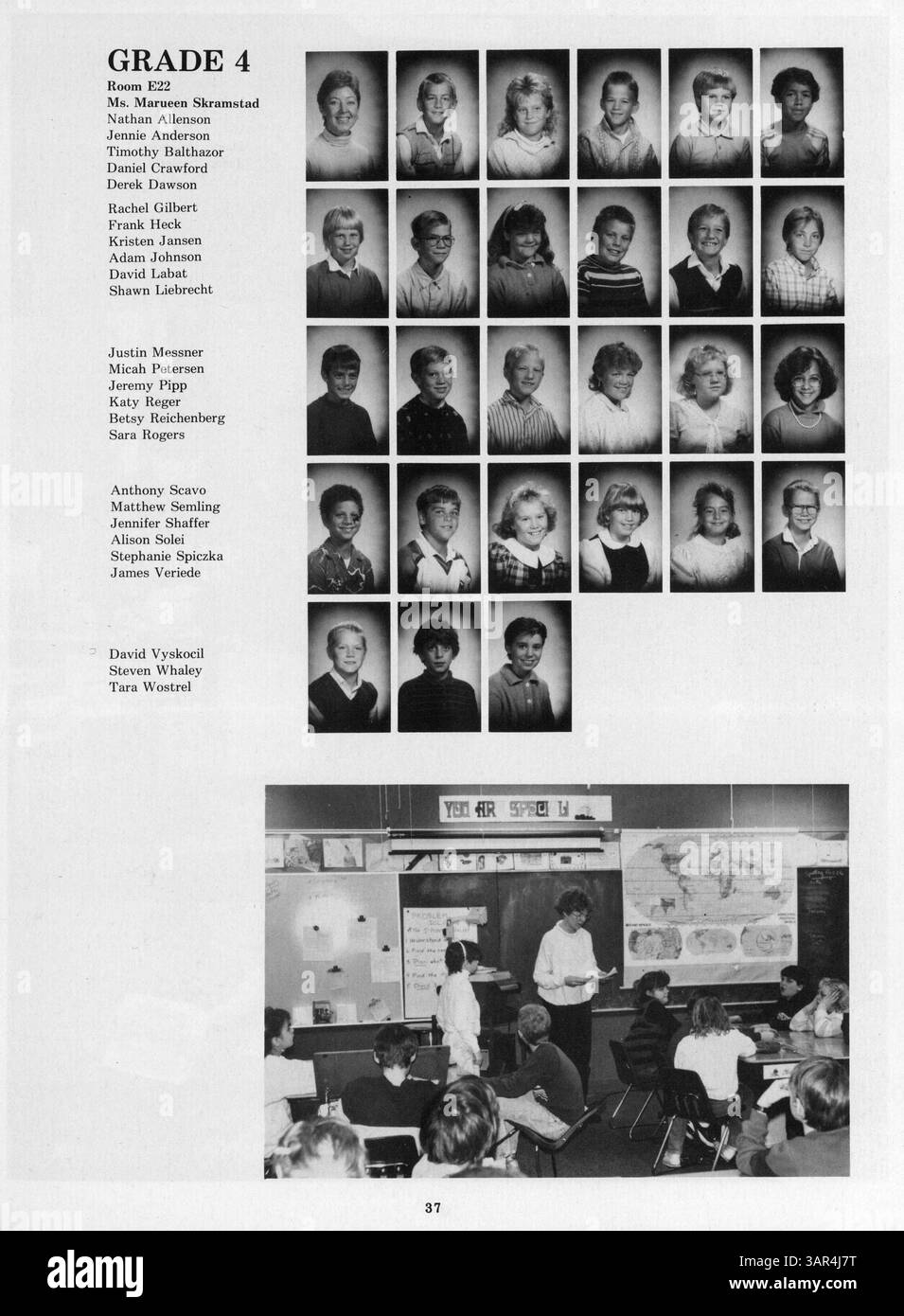 The Oxbow Creek Elementary School yearbook for 1988 records key moments ...