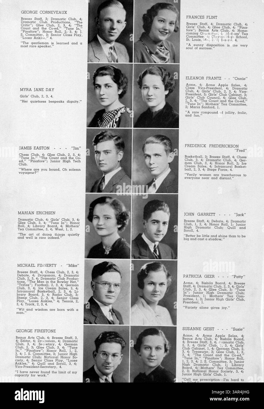 The 1936 University High Yearbook, Bisbila, captures a detailed record ...