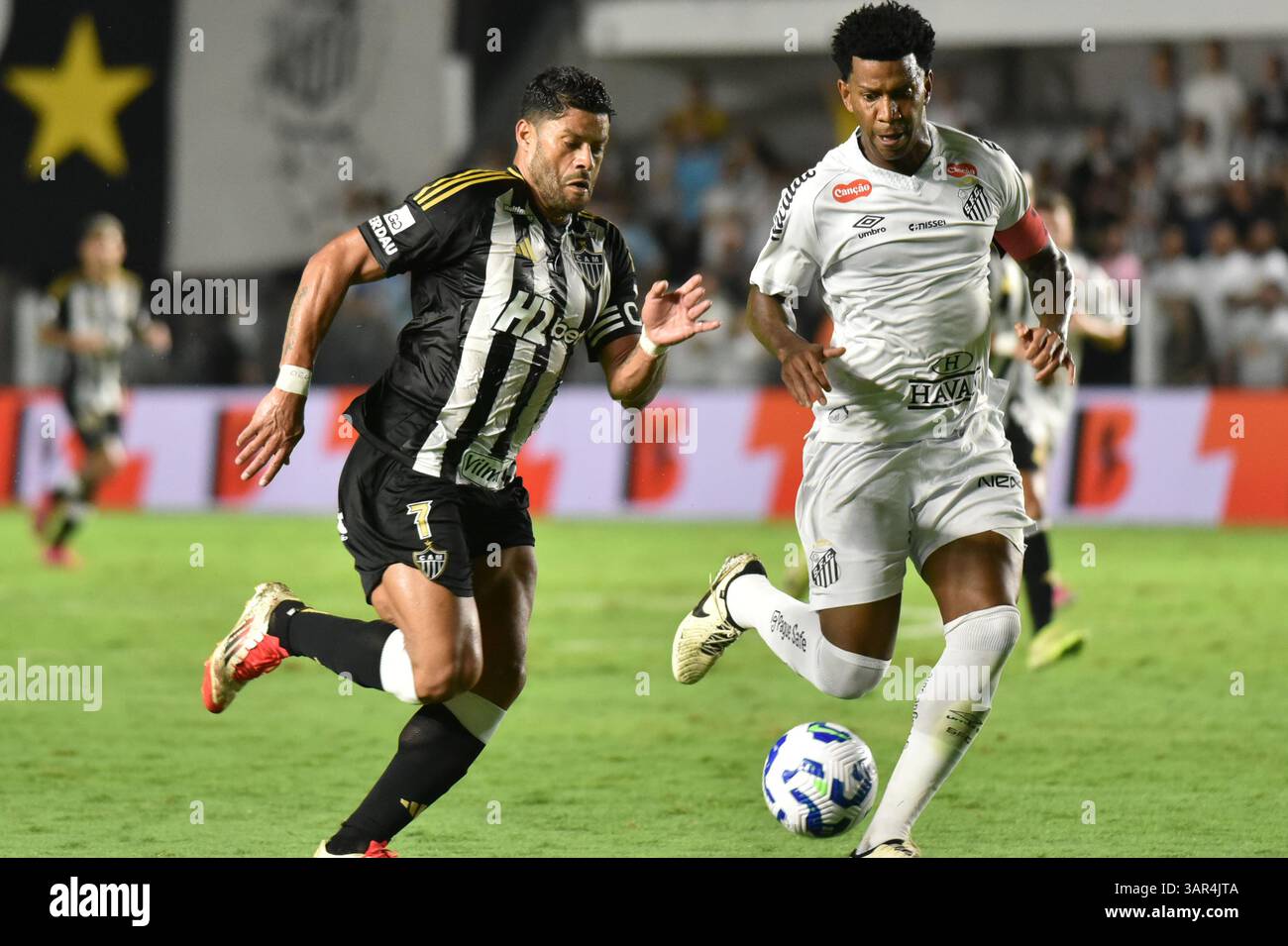 Saints, Brazil. 16th Apr, 2025. SANTOS(SP), 04/16/2025 - BRAZILIAN CHAMPIONSHIP/SANTOS X ...