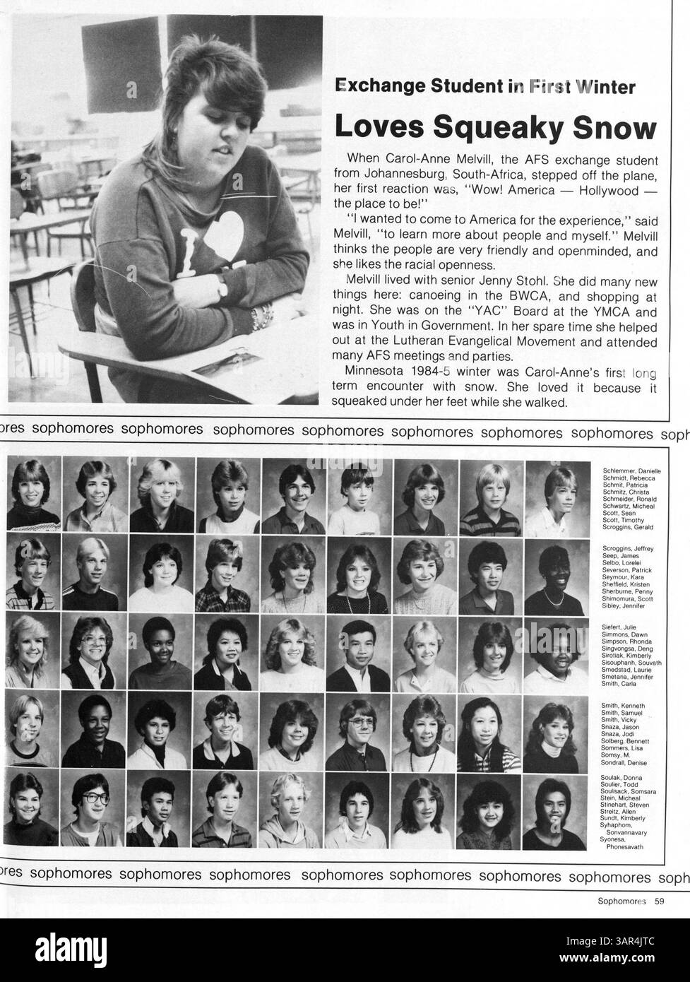 The 1984-1985 Roosevelt High School yearbook showcases the year's ...