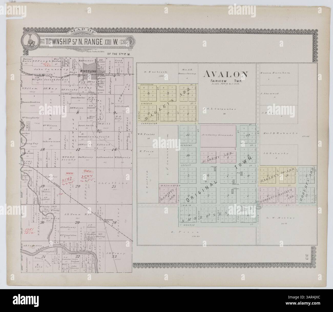 The Standard Atlas of Livingston County, Missouri, features historical ...