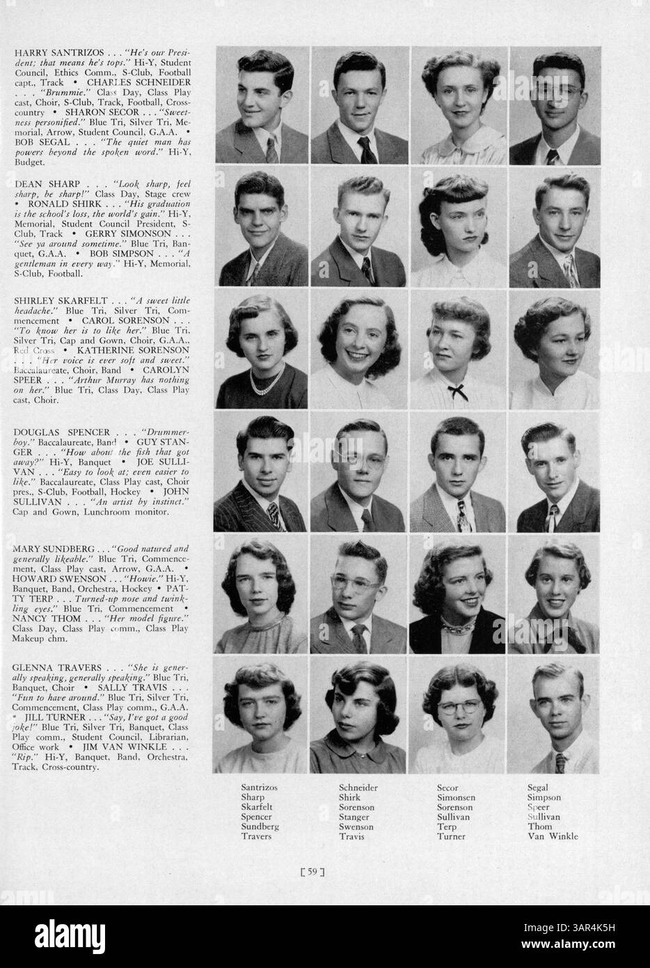 This 1950 Wagistanian yearbook from Southwest High School in Hennepin ...