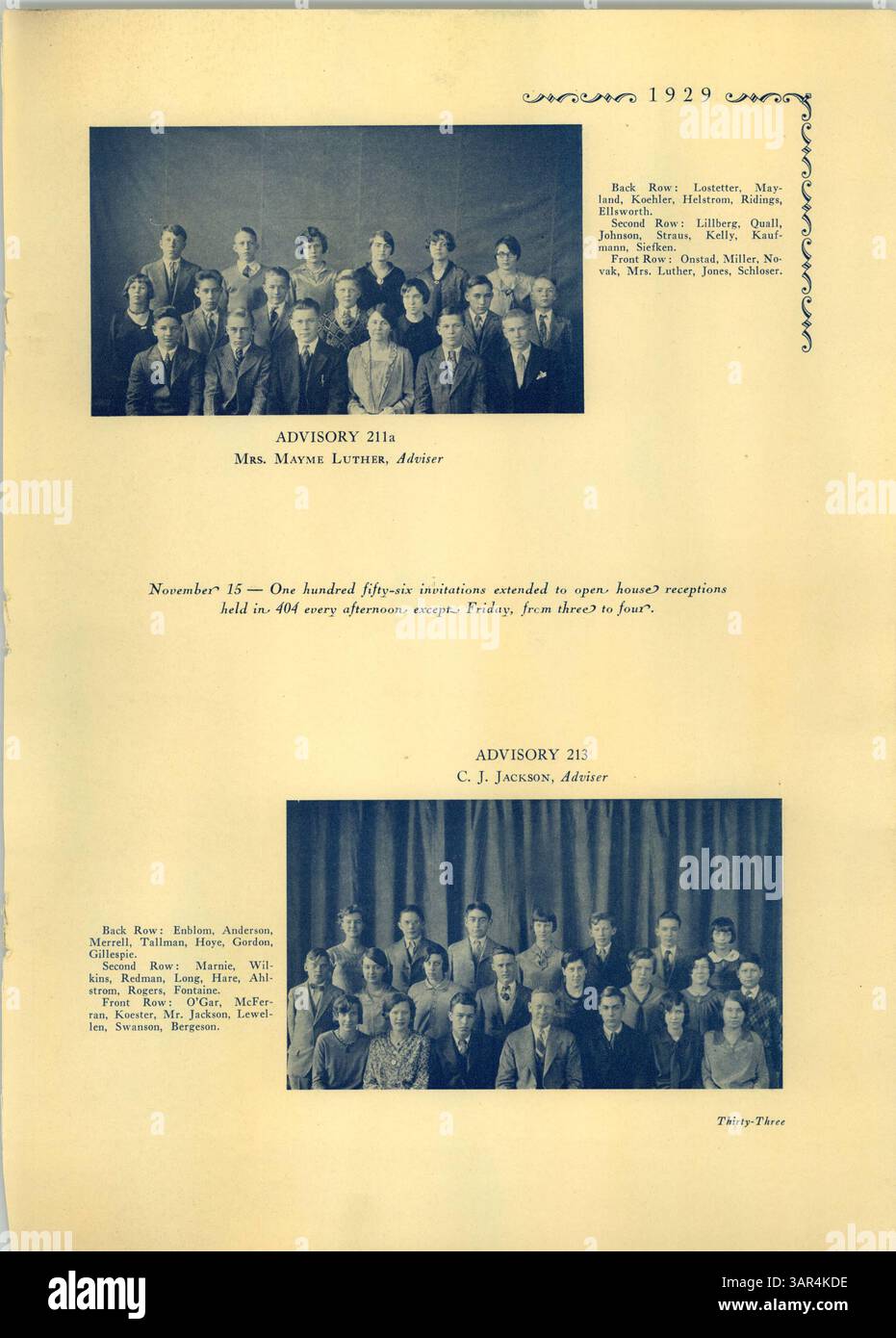 The January 1929 'Hesperian' yearbook from West High captures students ...
