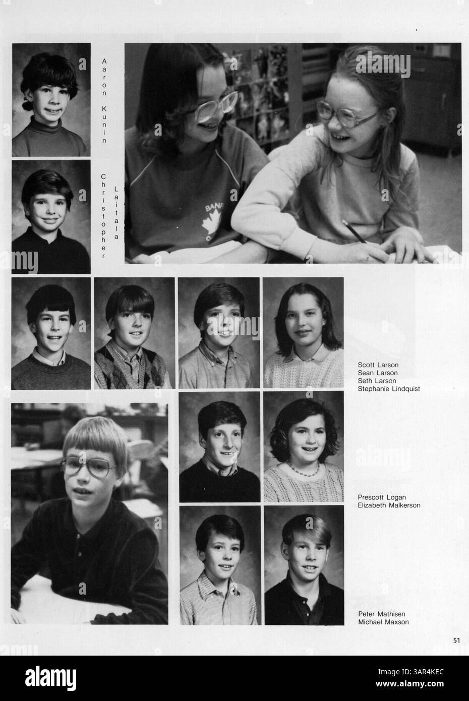This yearbook from Blake Middle School captures the students, teachers ...