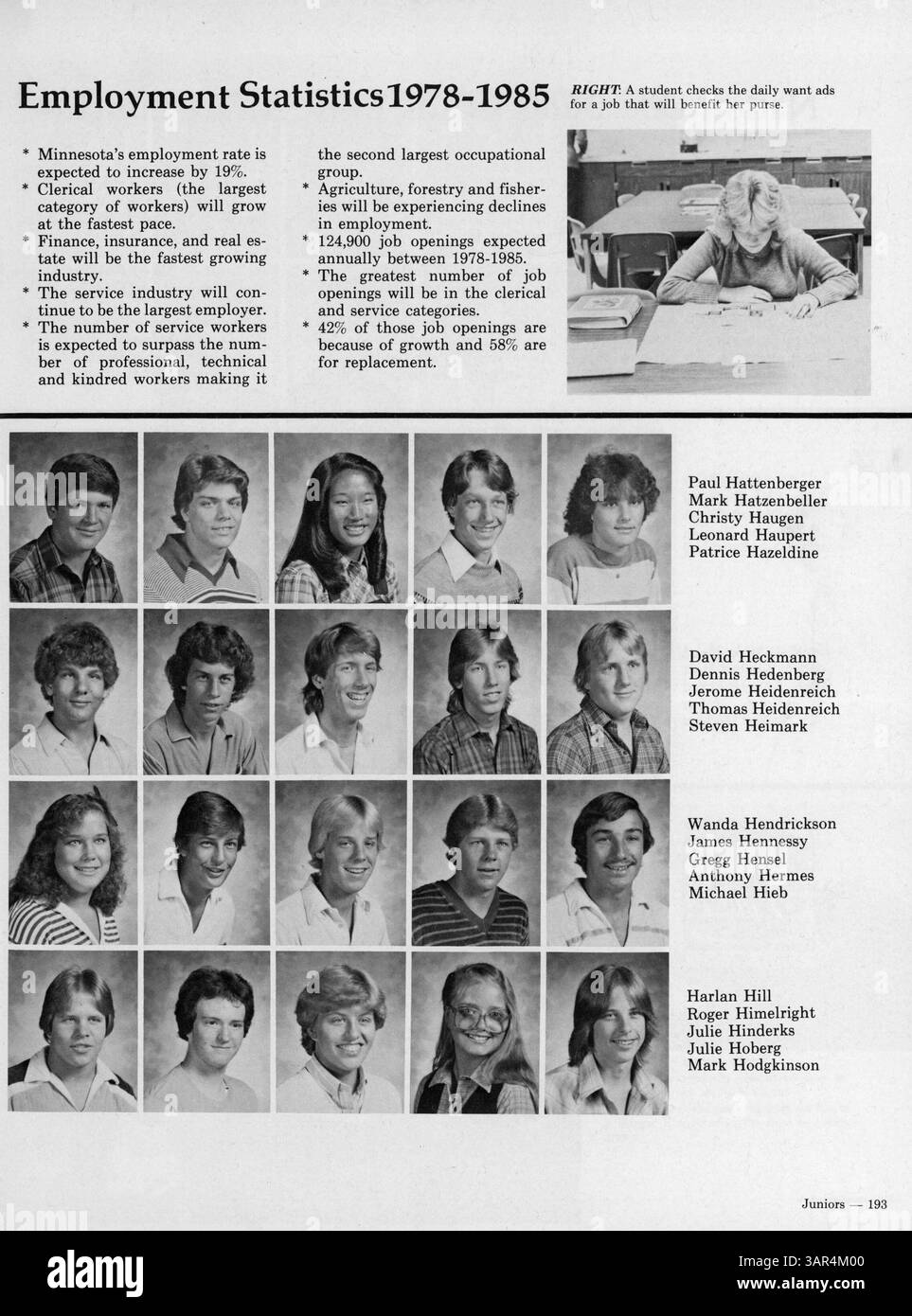 This yearbook from Park Center High School features highlights of the ...
