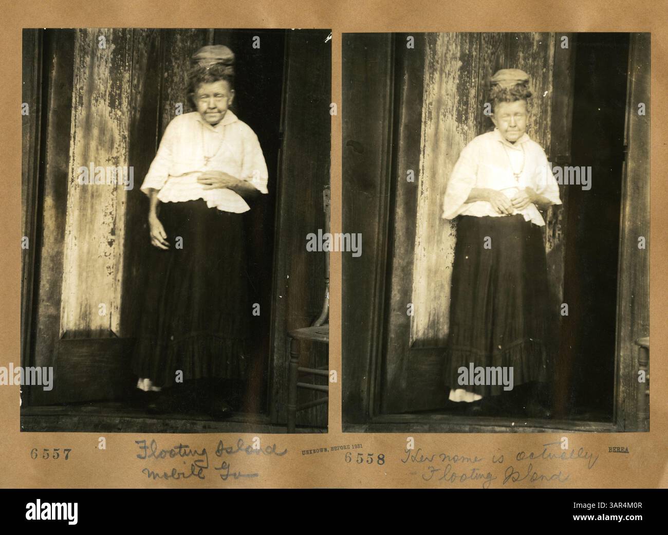 Image from the Doris Ulmann collection showing a woman standing. The ...