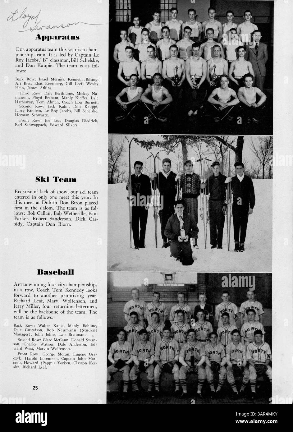 The 1944 Polaris yearbook from North High School documents the ...