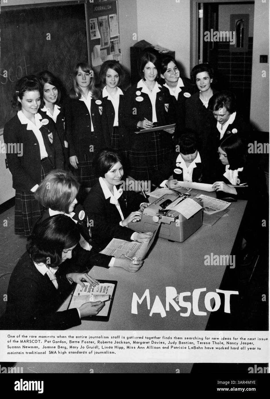 The 1966 St. Margaret's Academy Yearbook, 'Dayesye,' captures ...