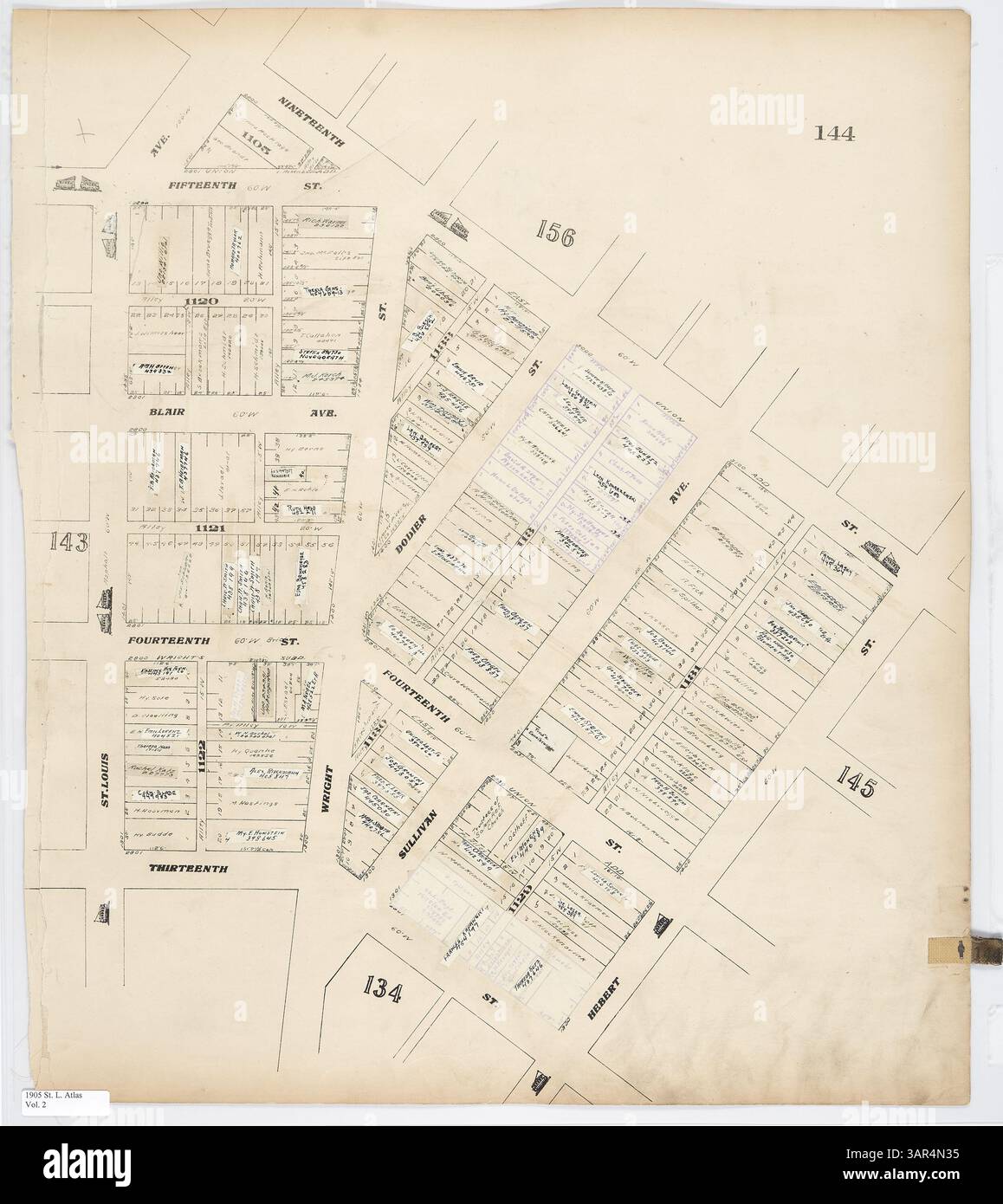 This volume of the Atlas of St. Louis covers areas 106-197, offering ...