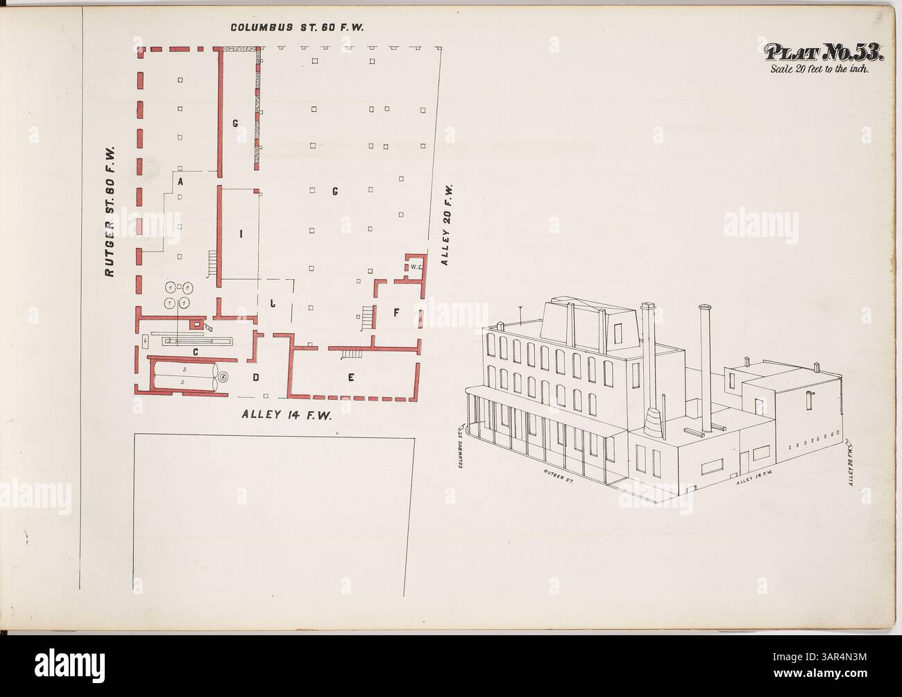This volume of A. Whipple & Co.'s 1872 insurance maps focuses on ...