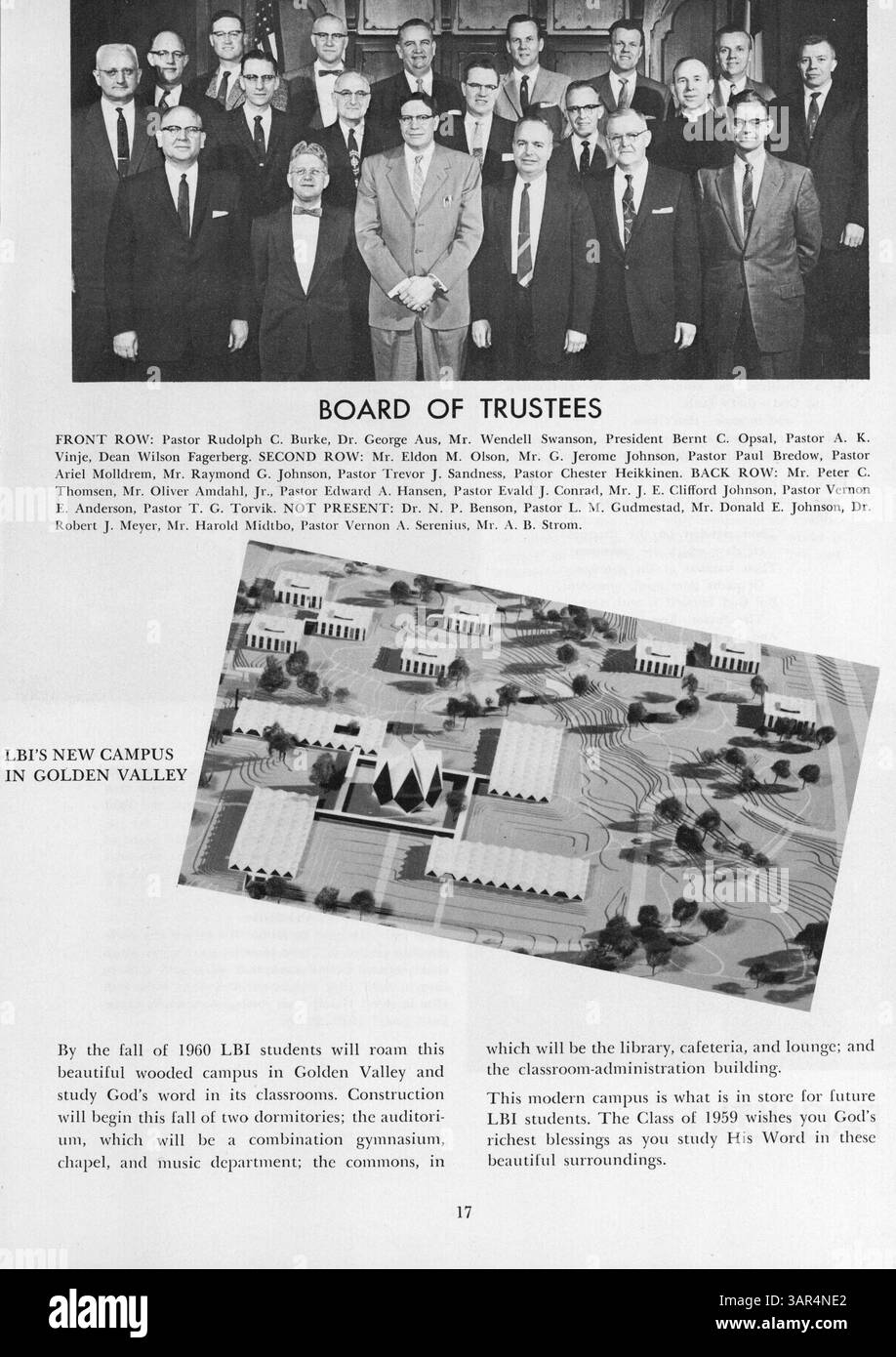 This 1959 yearbook from the Lutheran Bible Institute documents the ...