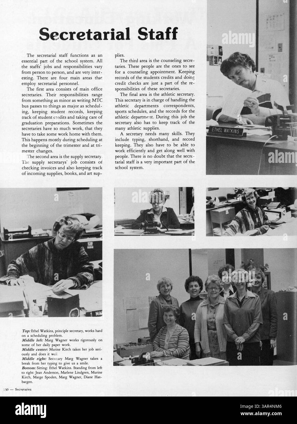 Park Center High School's 1981 yearbook features students, teachers ...