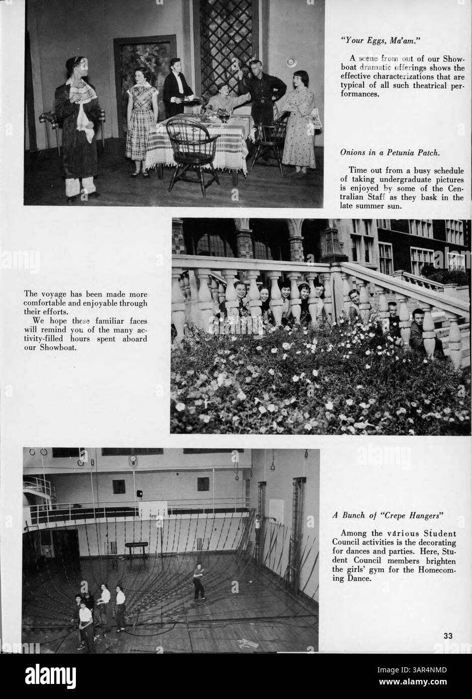 The 1953 Centralian yearbook from Central High documents the student ...