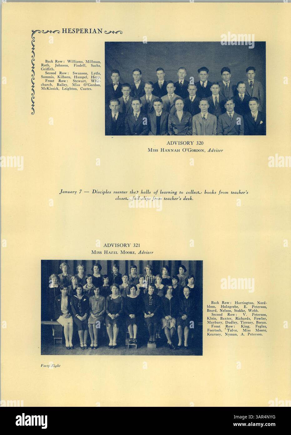 The 1929 Hesperian yearbook from West High School records student life ...