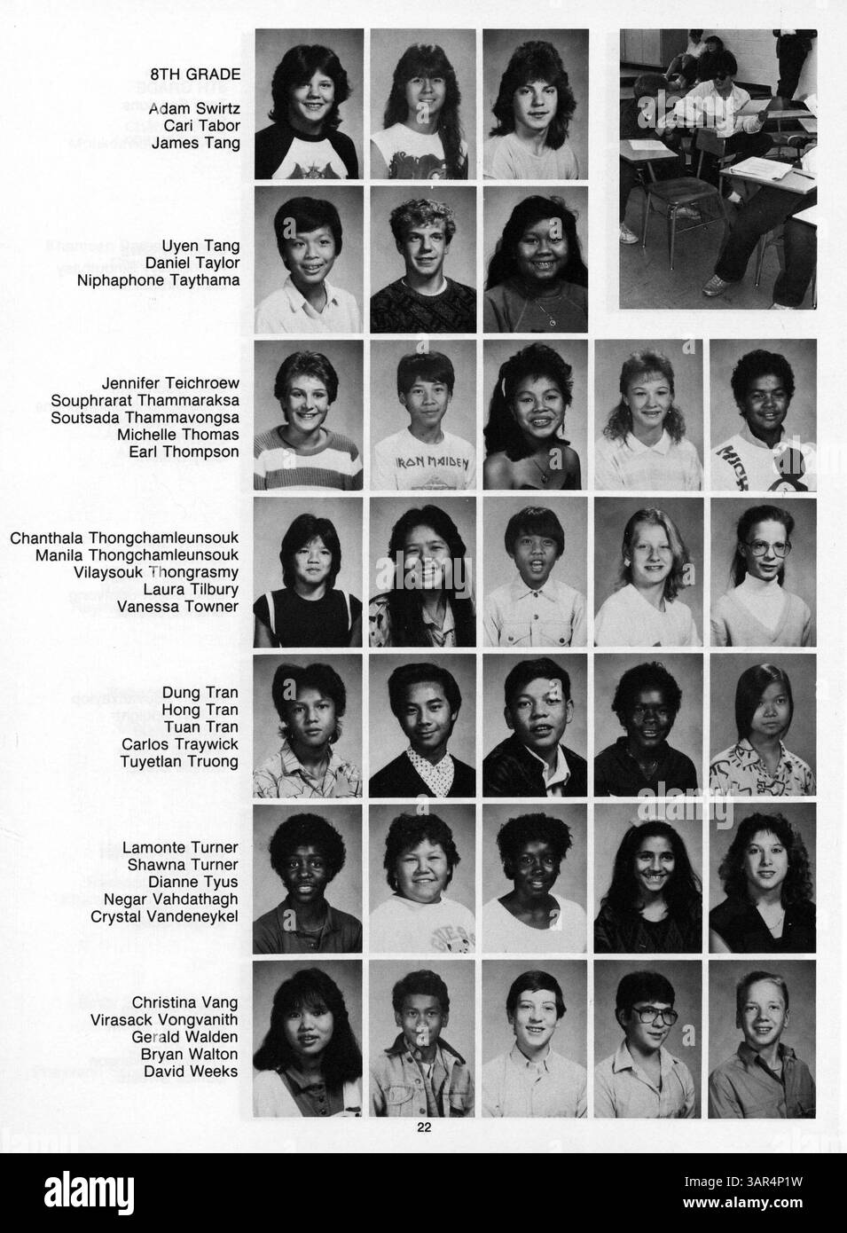 The Sanford Jr. High Yearbook 1987, titled Sanford Hawk, documents the ...