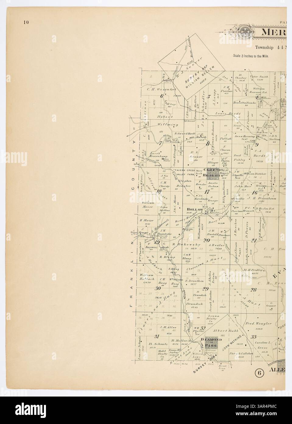 A detailed plat book of St. Louis County, Missouri, from 1909, includes 138 pages with land maps ...