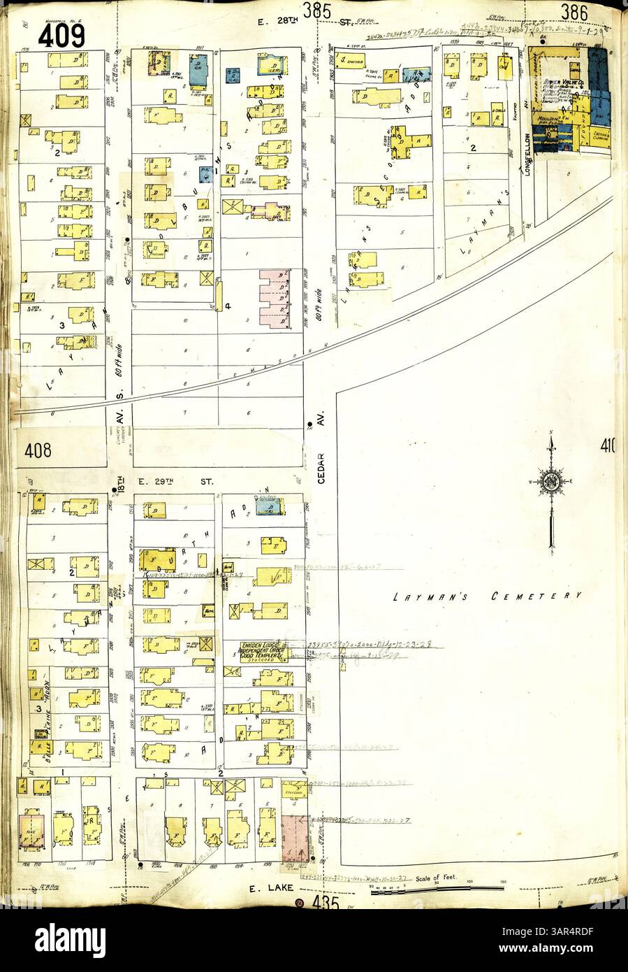 Sanborn insurance maps of minneapolis document city growth from hi-res ...