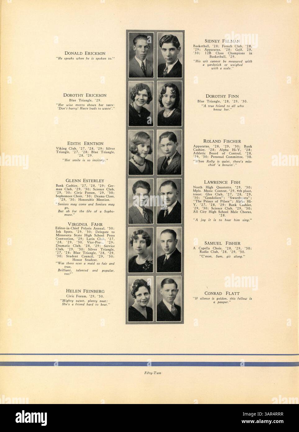 This 1930 yearbook from North High School, 'Polaris', provides a ...