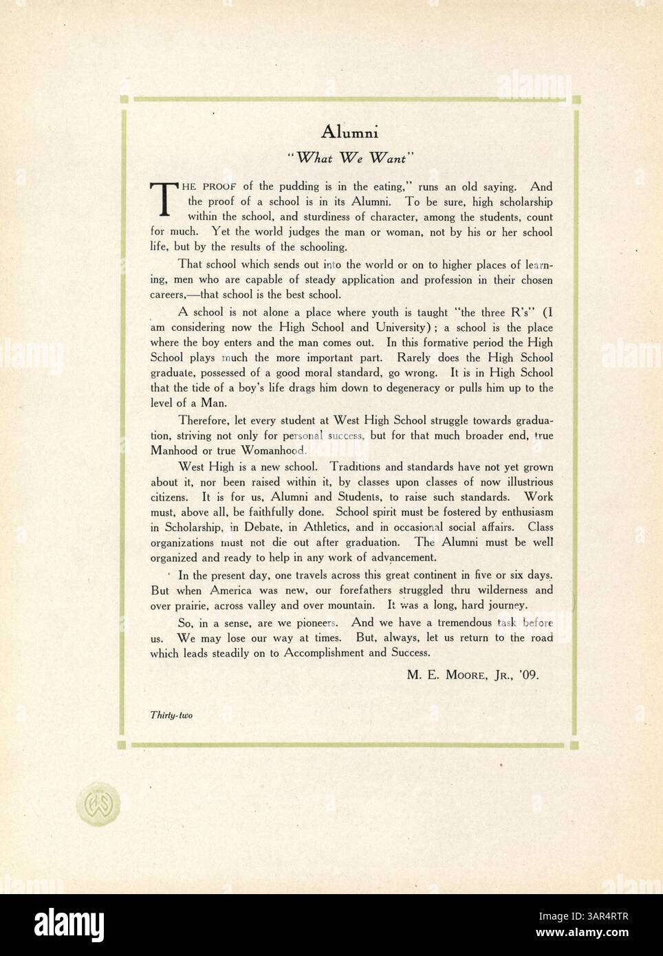 The 1910 West High 'Hesperian' yearbook documents the students ...