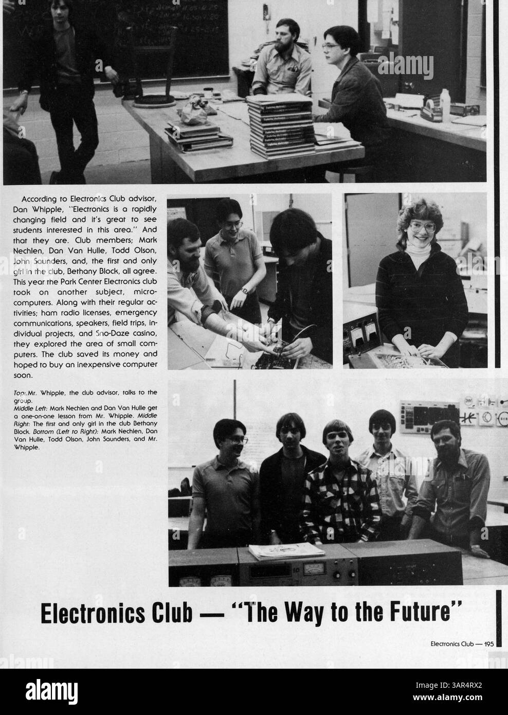 This 1984 yearbook from Park Center High School captures the essence of student life, featuring ...