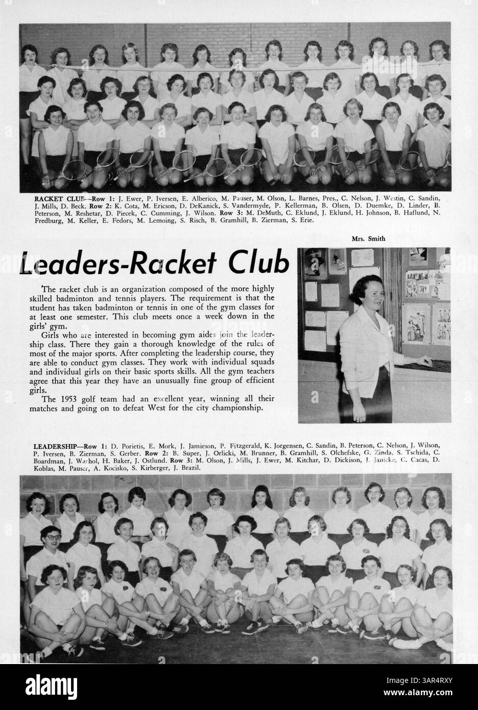 The 1954 'Wizard' yearbook from Edison High School highlights key ...
