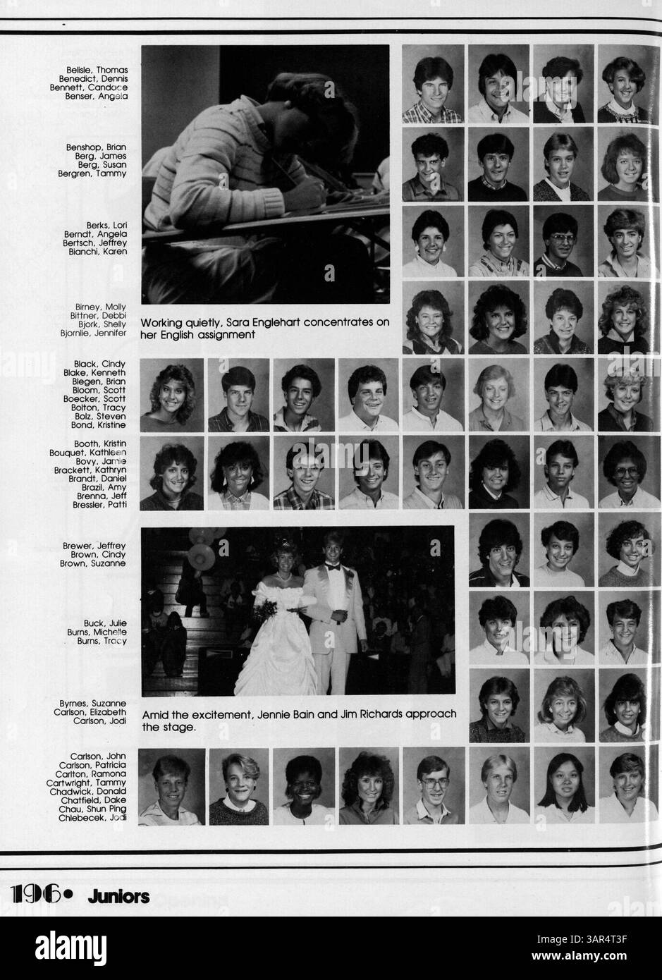 The 1985 'JHS Revolution: Steppin' Out' yearbook showcases Jefferson High School's events ...