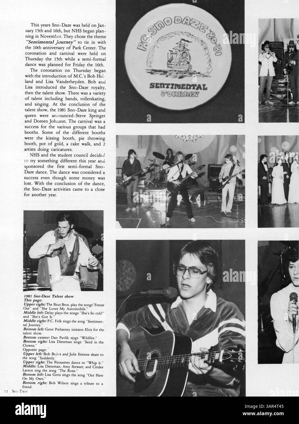 This 1981 yearbook from Park Center High School captures students ...