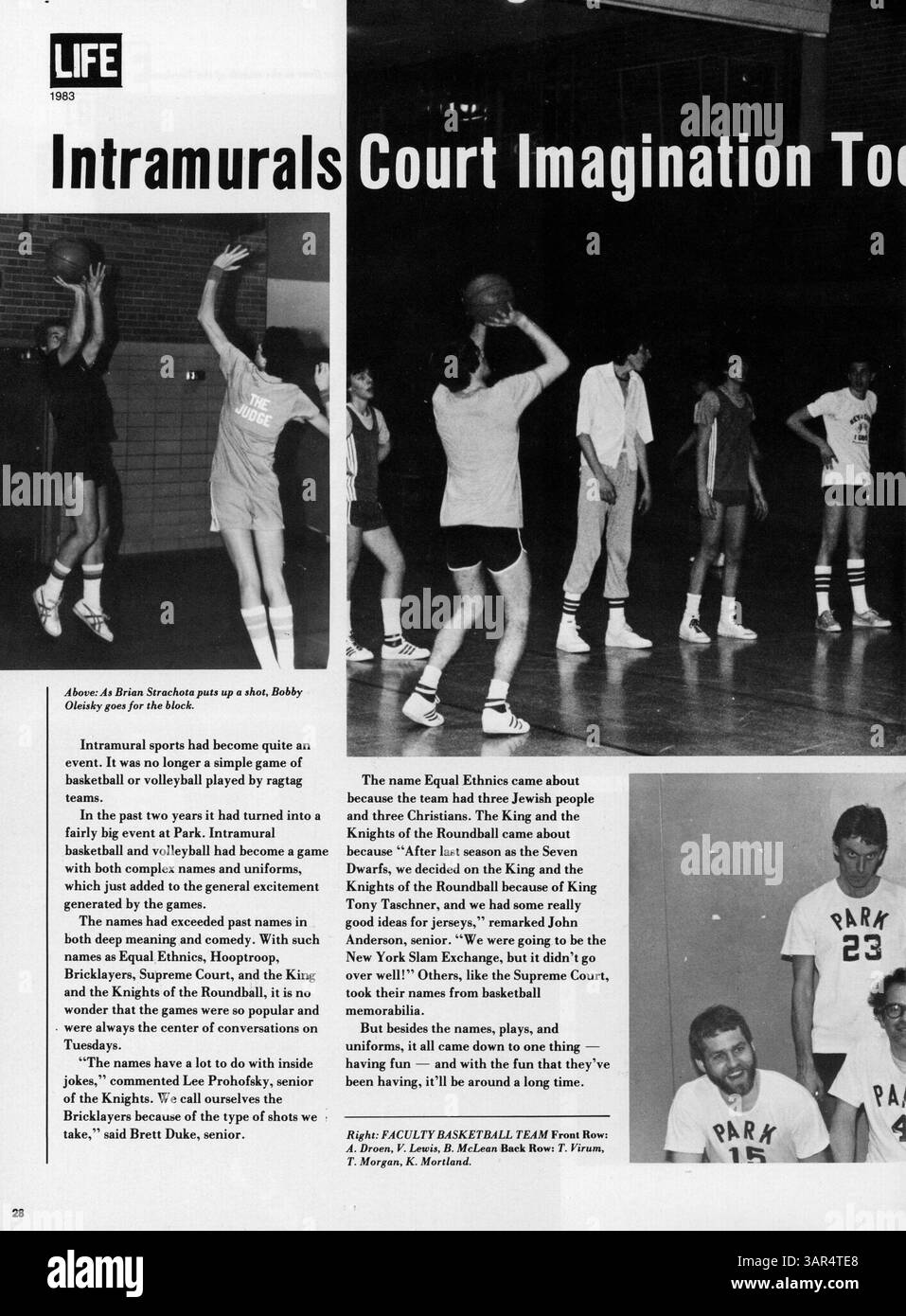 The 1983 'Echowan' Yearbook from St. Louis Park High reflects the ...