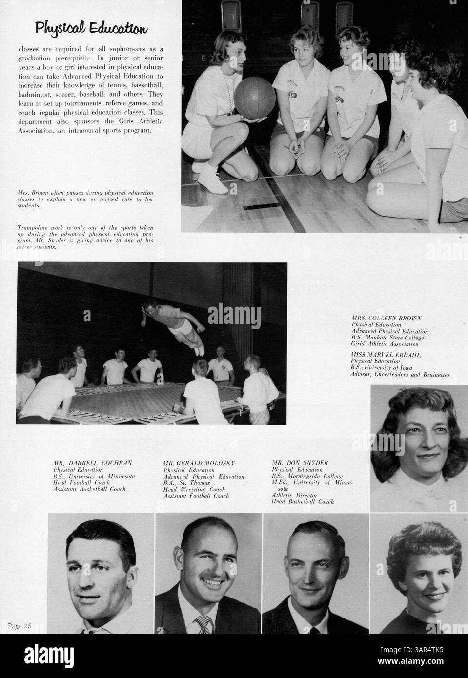 The 1961 Bear 61 yearbook from Bloomington High School documents the ...
