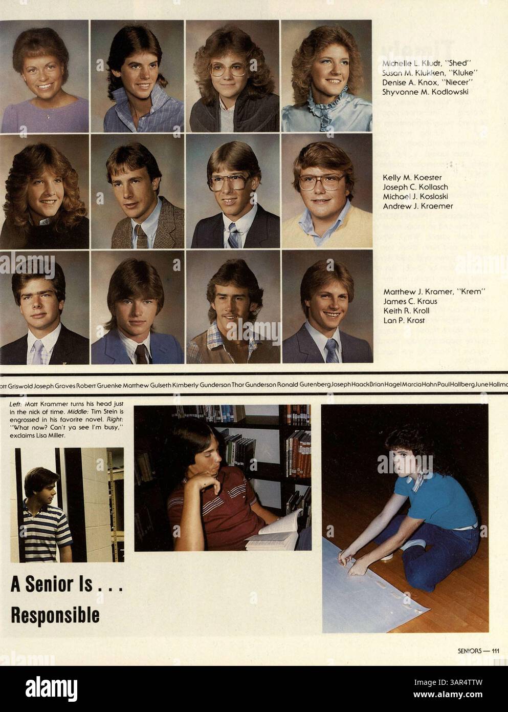 This 1984 Park Center High School yearbook showcases the key events of ...
