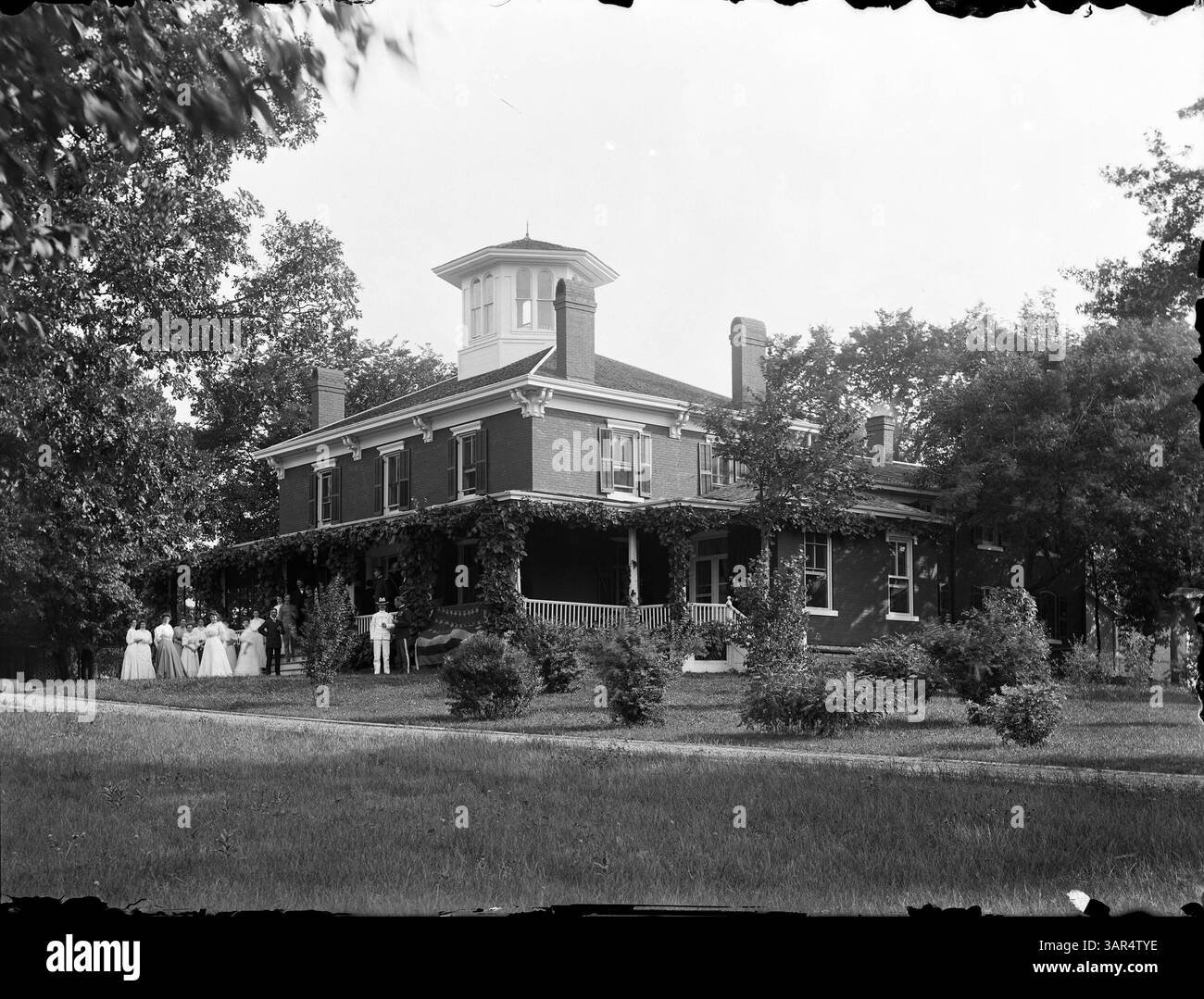 This photograph shows General Charles McCormick Reeve and a group on ...
