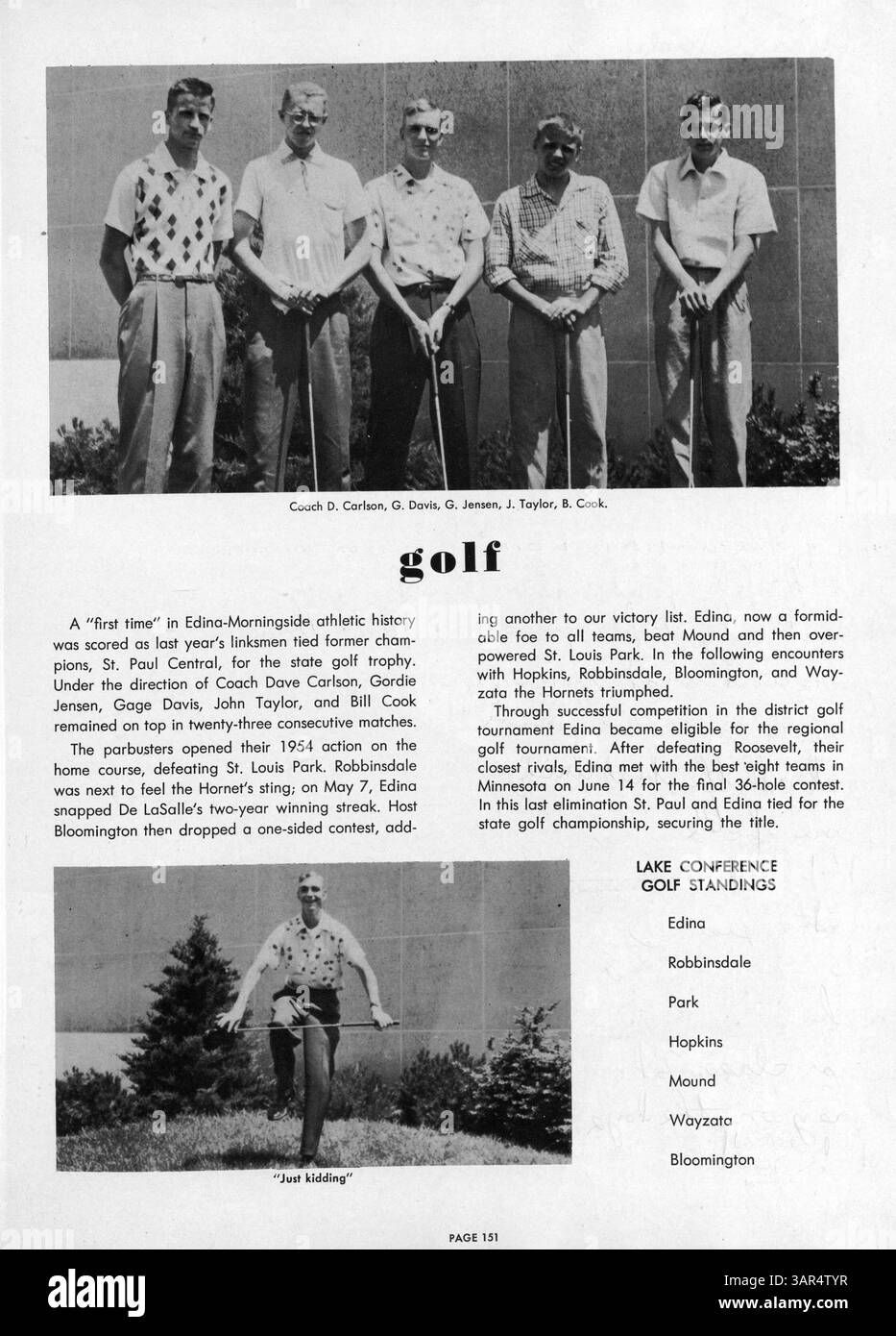 The 1955 'Whigrean' yearbook from Edina-Morningside High School ...