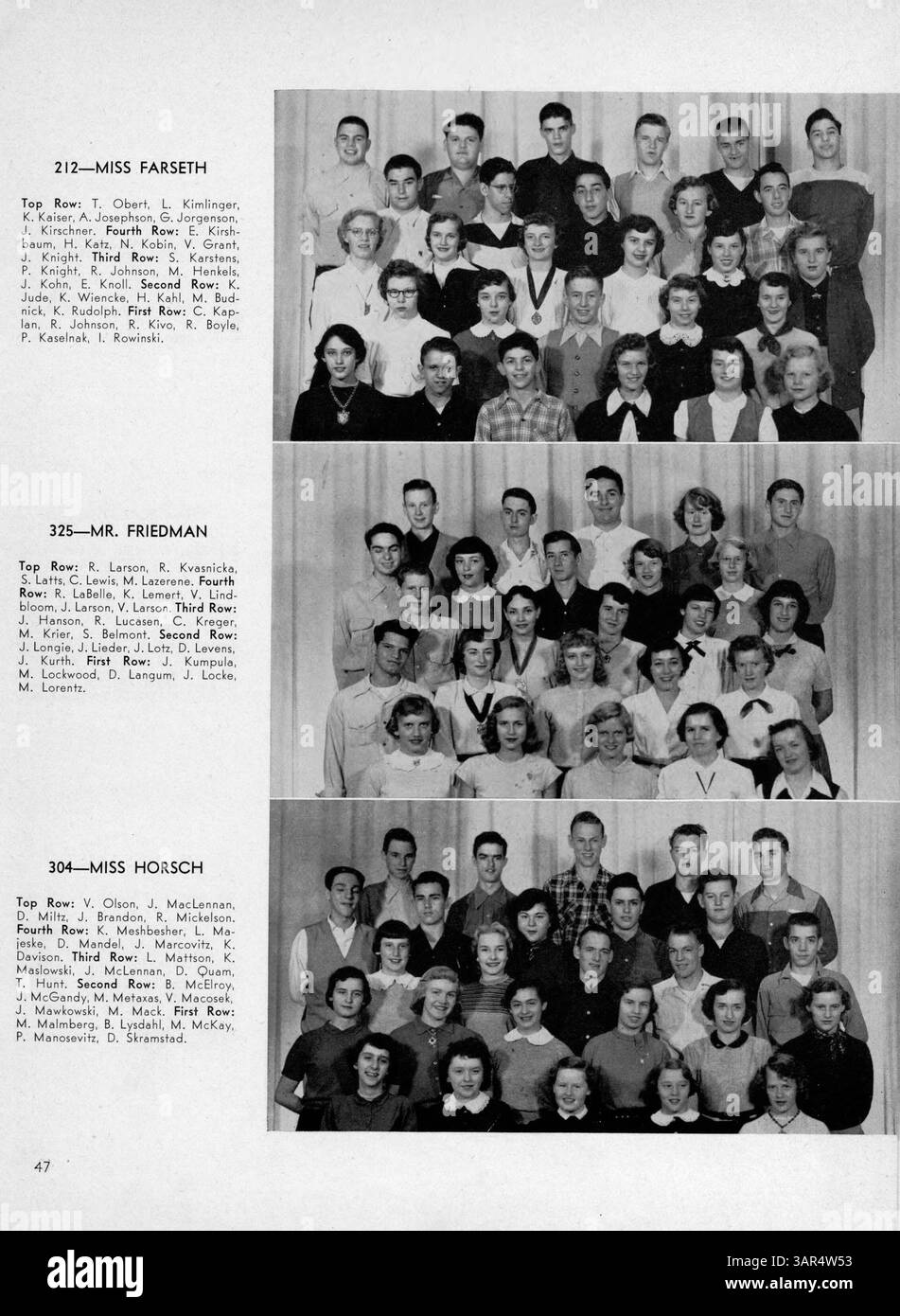 The 1952 Polaris yearbook from North High School features key ...